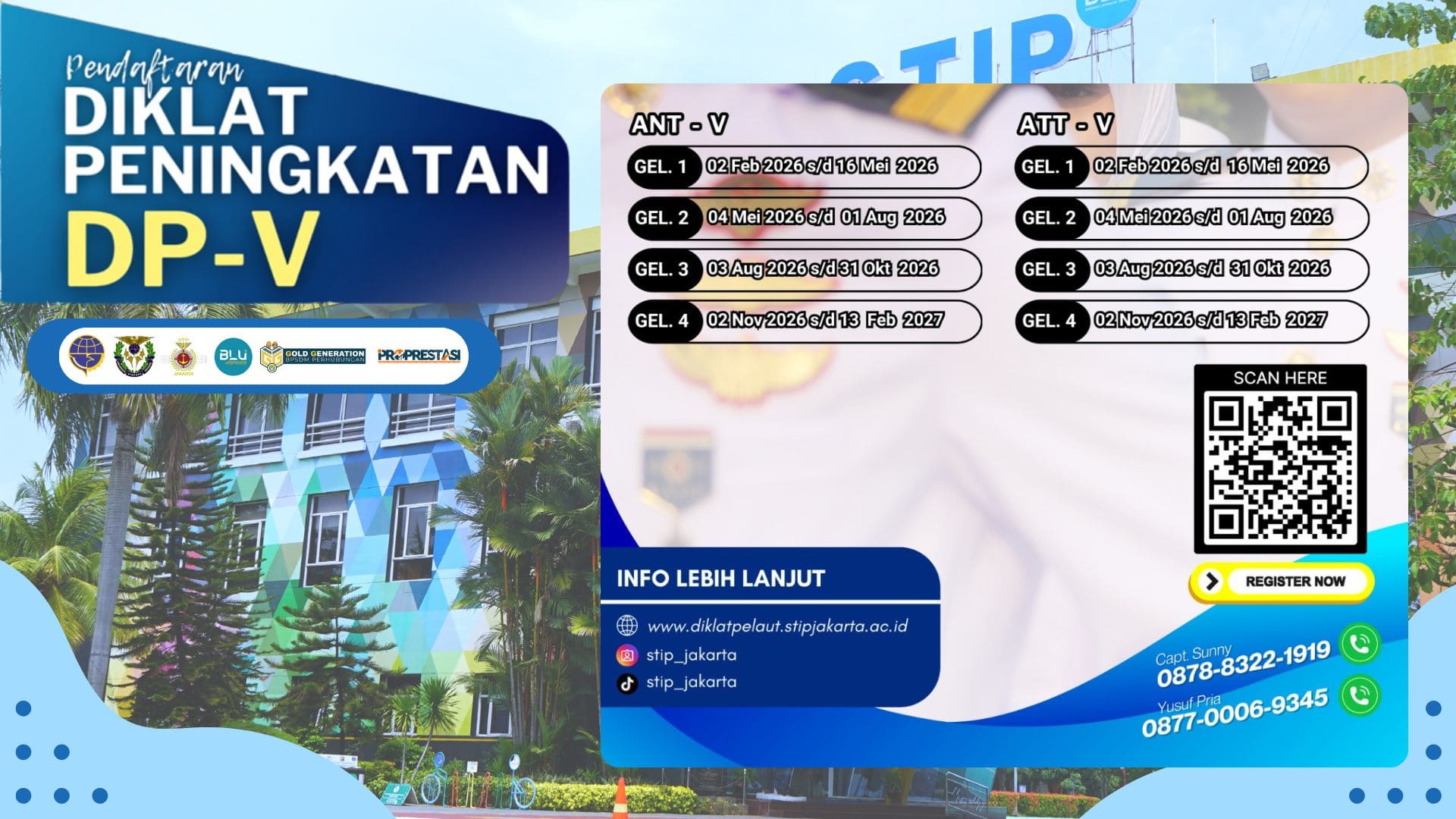 STIP JAKARTA - Pendaftaran Diklat Online