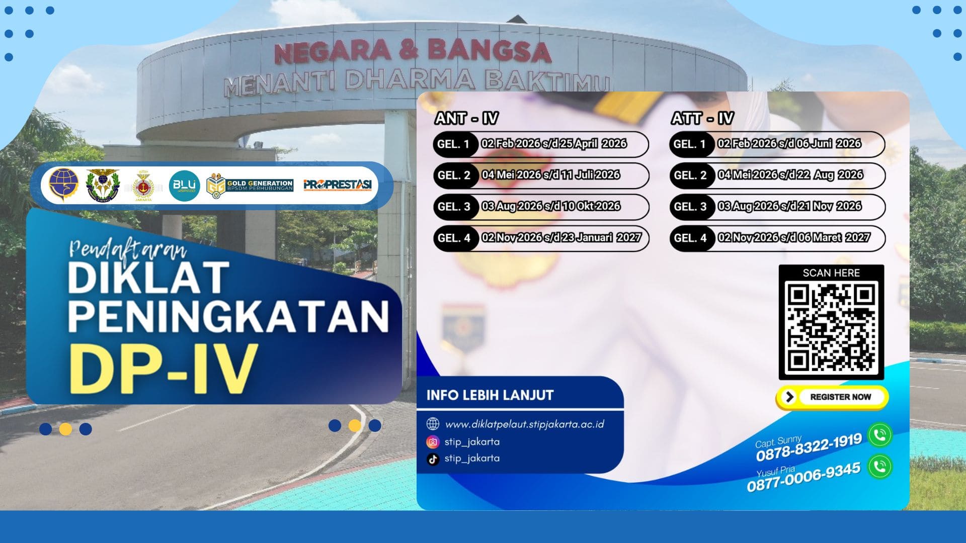 STIP JAKARTA - Pendaftaran Diklat Online